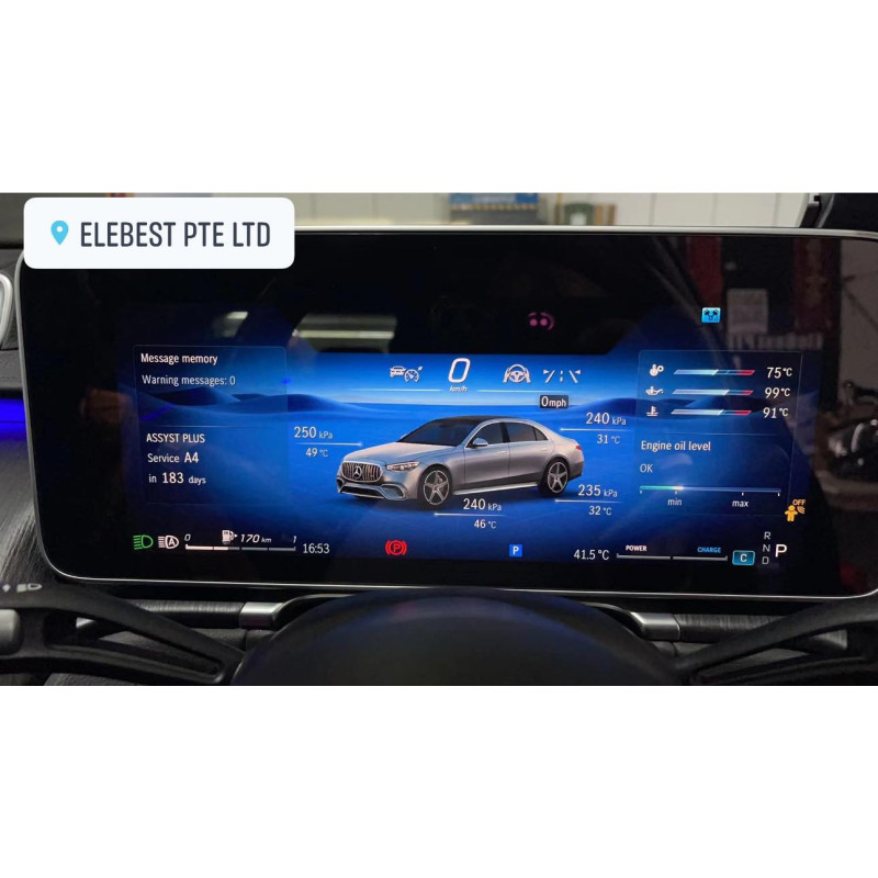 AMG Instrument Cluster Activation with Super Sport mode