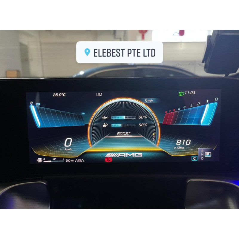 AMG Instrument Cluster Activation with Super Sport mode