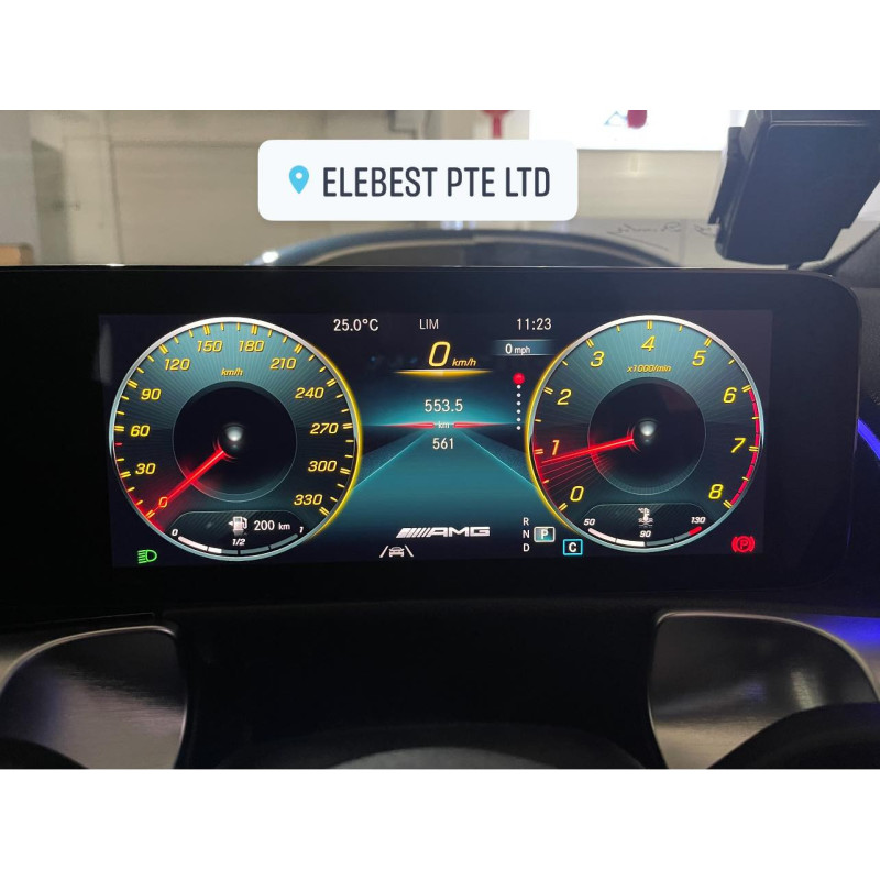 AMG Instrument Cluster Activation with Super Sport mode
